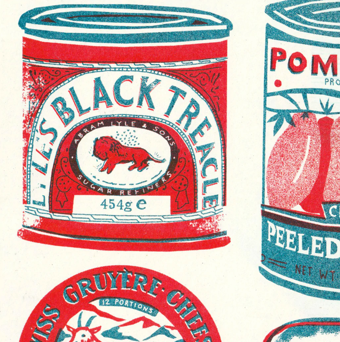 The Printed Peanut - A3 Tins Collection Riso Print – Archie's Press