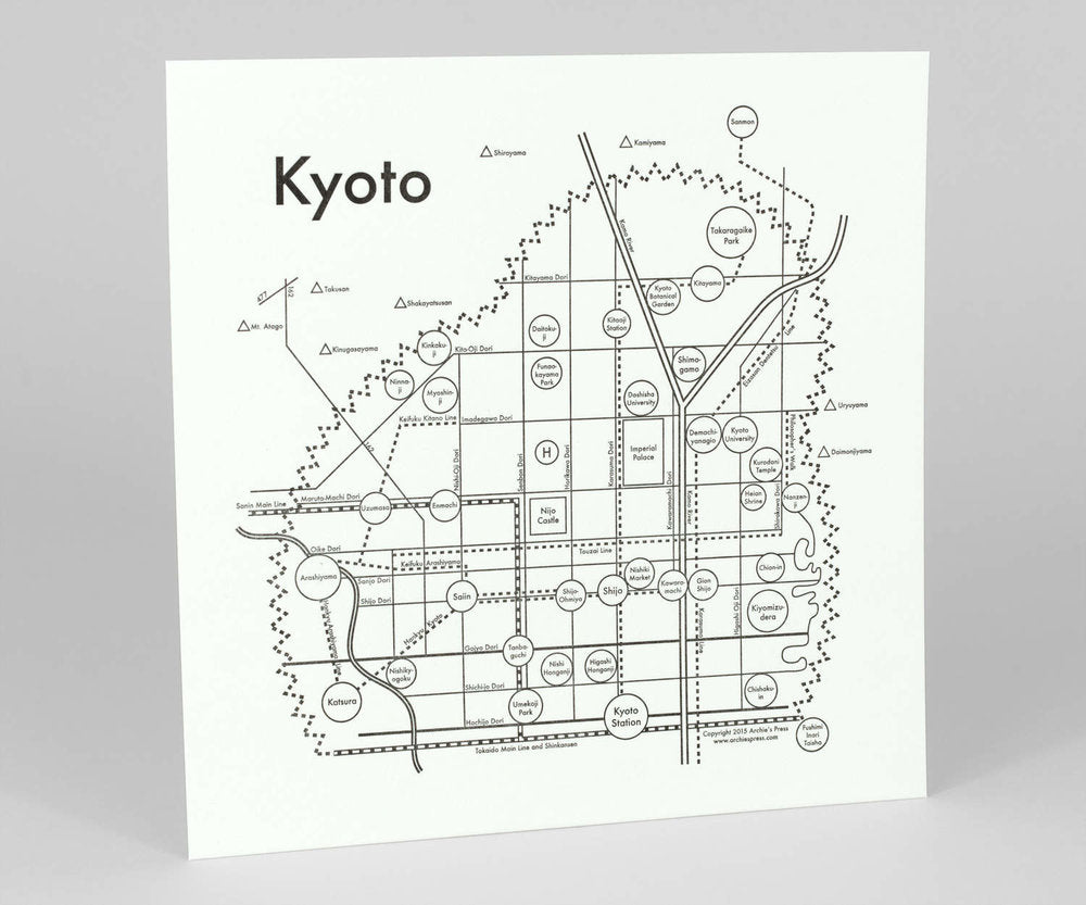 Kyoto Map – Archie's Press