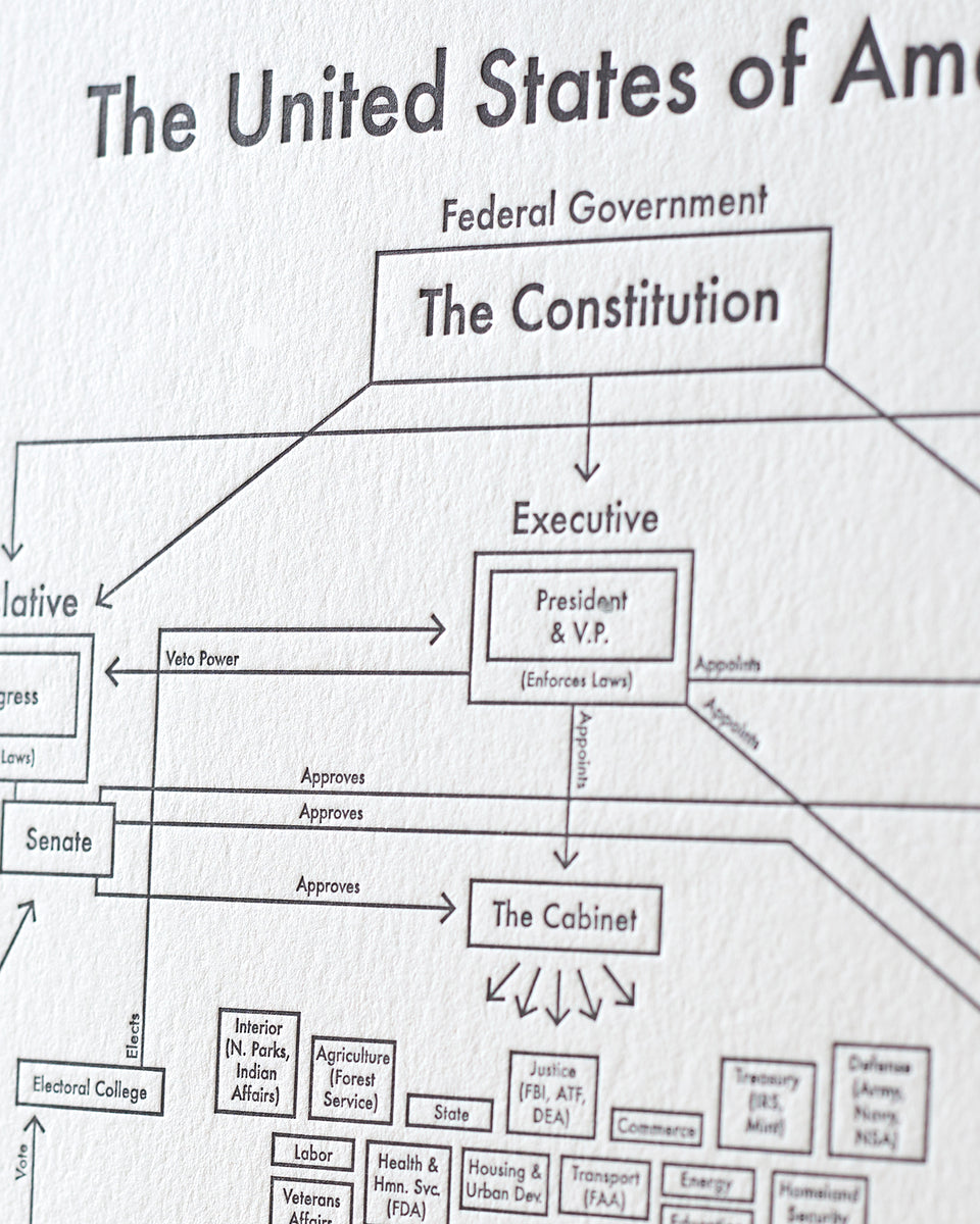 Government Chart Print – Archie's Press