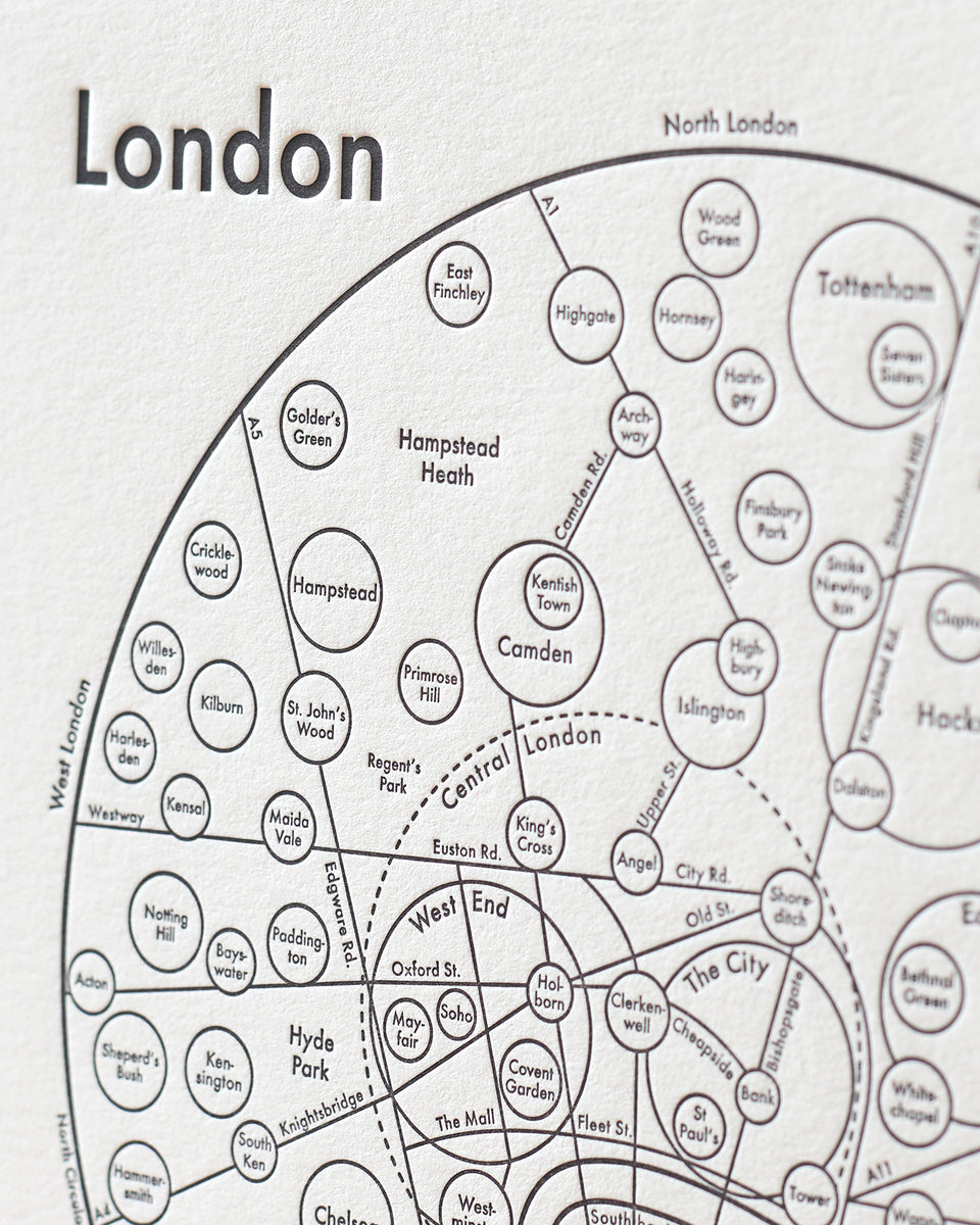 London Map Print – Archie's Press